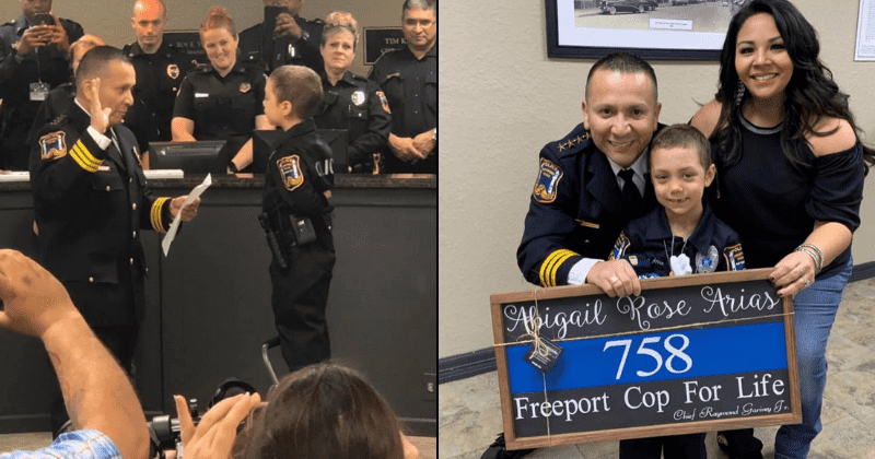 Abigail Arias, 7-year-old Texas honorary police officer, dies of rare ...