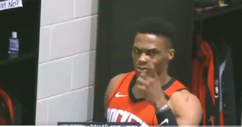 Rockets vs Mavericks: Russell Westbrook's 'bizarre' locker room ...
