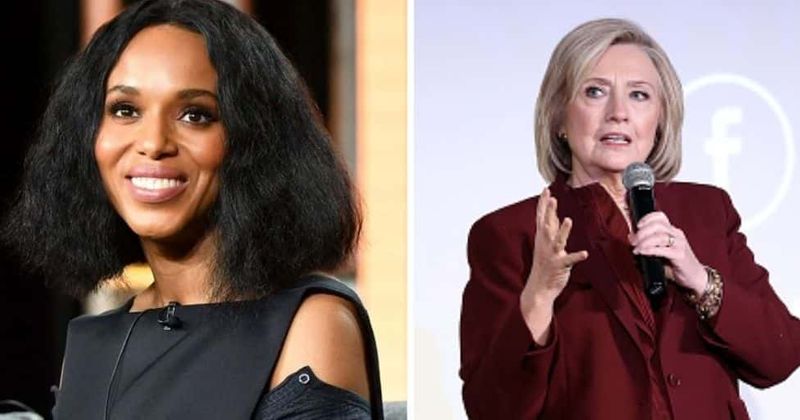 DNC 2020: Kerry Washington's sigh after Hillary's speech goes viral ...