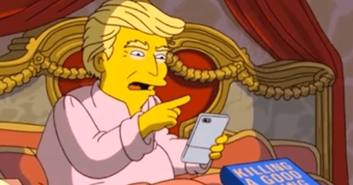 Did ‘The Simpsons’ predict Donald Trump's Twitter ban? These viral ...