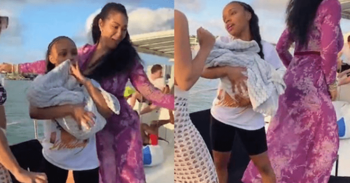 Did Yaya Mayweather endanger newborn son Kentrell Jr's life at yacht ...