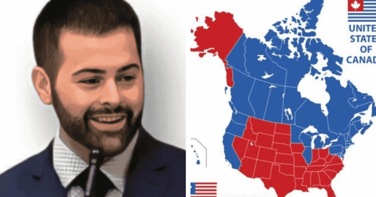 What Is Jesusland Gab CEO Andrew Torba Posts Hypothetical US Map