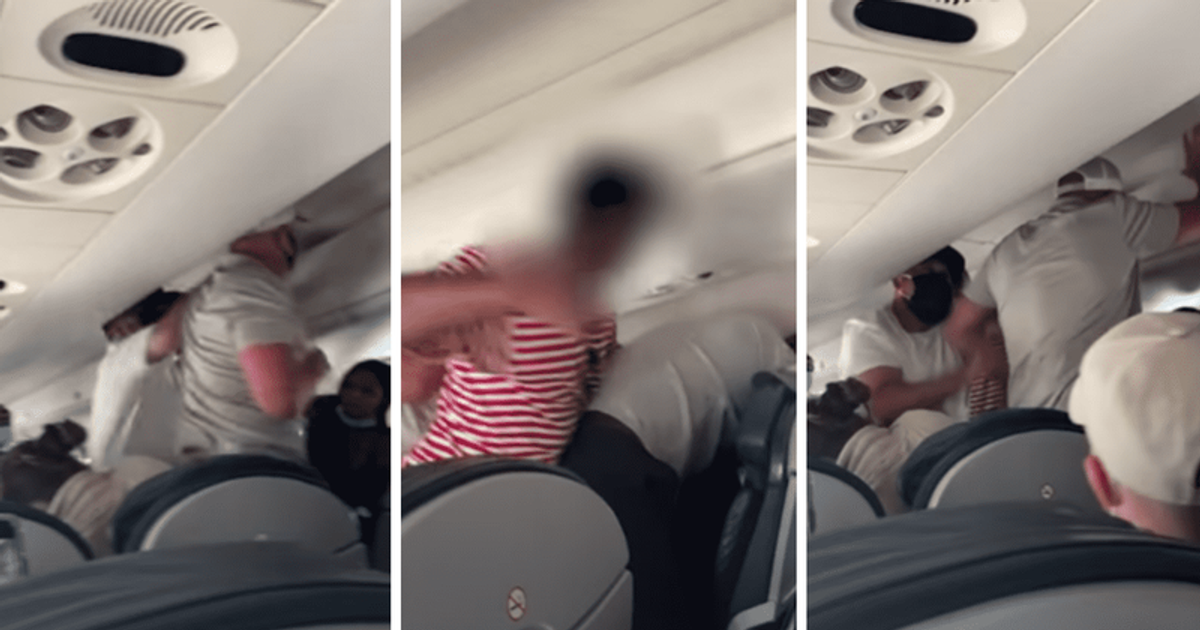 American Airlines passengers get into wild fistfight over reclined seat ...