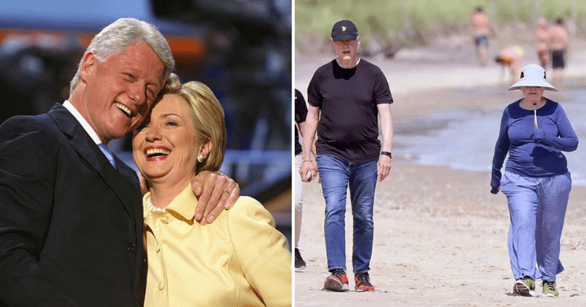 Hillary Clinton bodyshamed, trolled for keeping distance from Bill ...