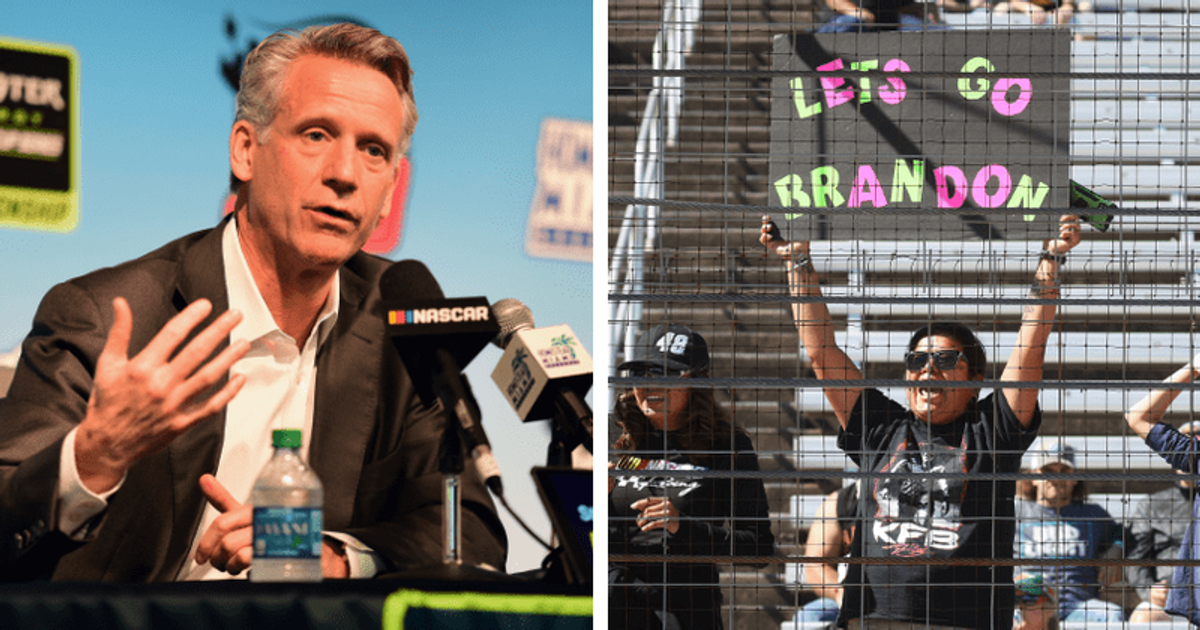 NASCAR slams 'Let's Go Brandon' chant, says it does not want to be ...