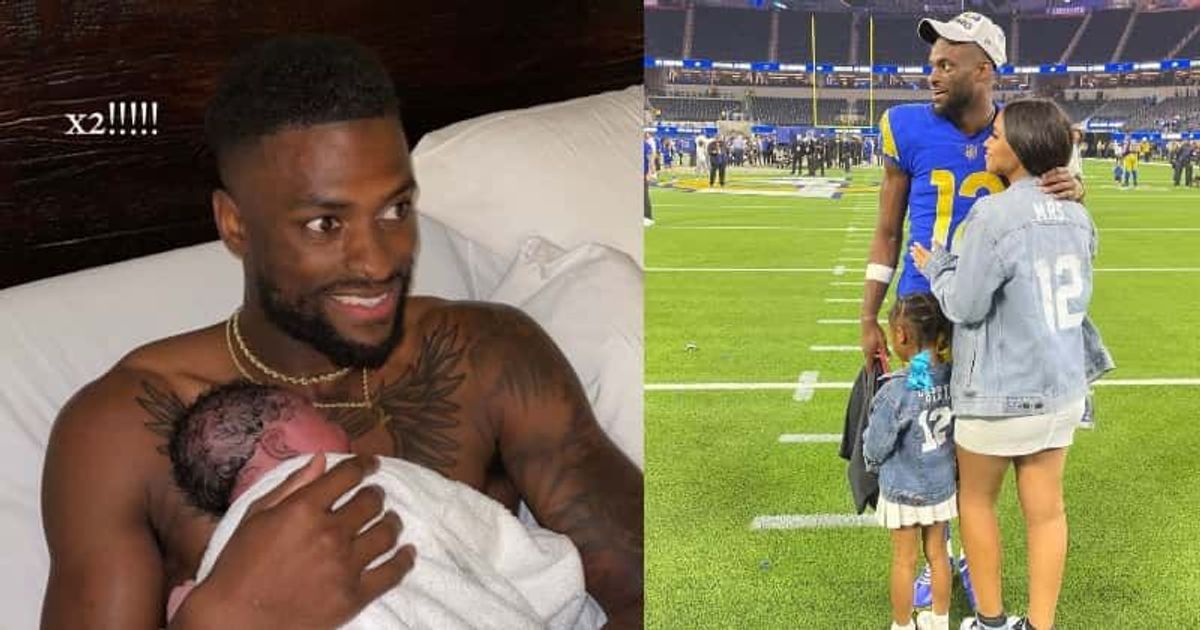 Rams' Van Jefferson rushes to hospital after winning Super Bowl as wife ...