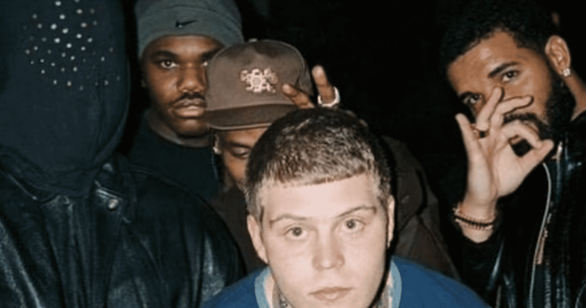 TIKTOK BOOM: Yung Lean trolled for pic with Kanye West Drake and Travis ...