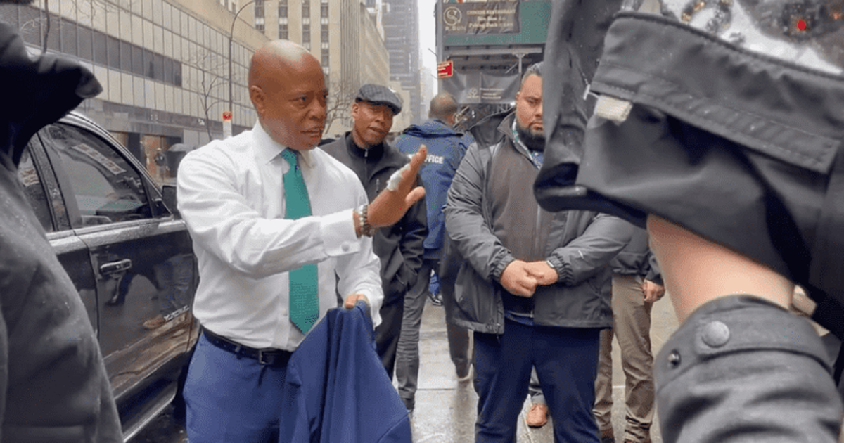 Video shows Eric Adams YELLING at parents after being questioned about ...