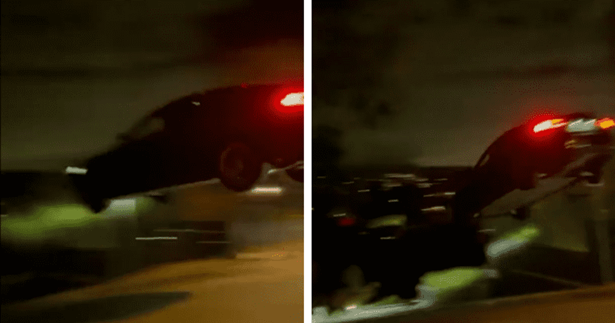 Cops on the hunt for reckless driver who 'flew' Tesla through LA ...