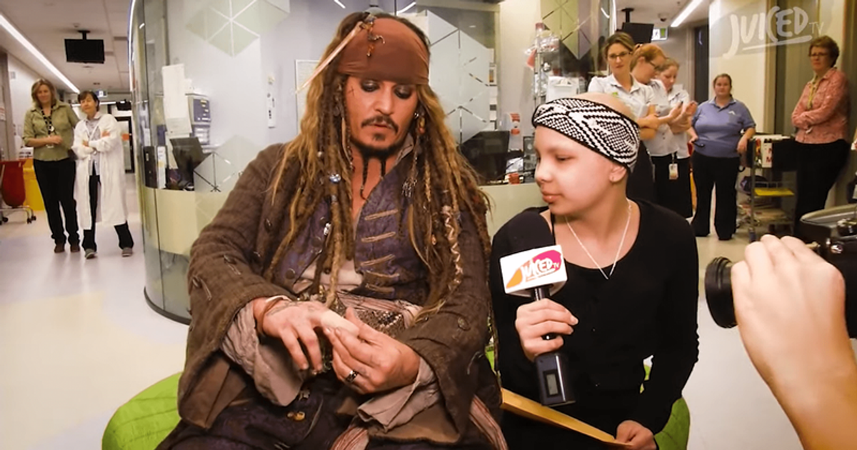 'Comedy in the face of tragedy': Video of Johnny Depp explaining finger ...
