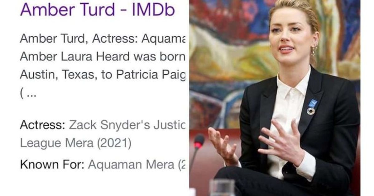 Who is Amber 'Turd'? Amber Heard's IMDb profile undergoes a change, and ...