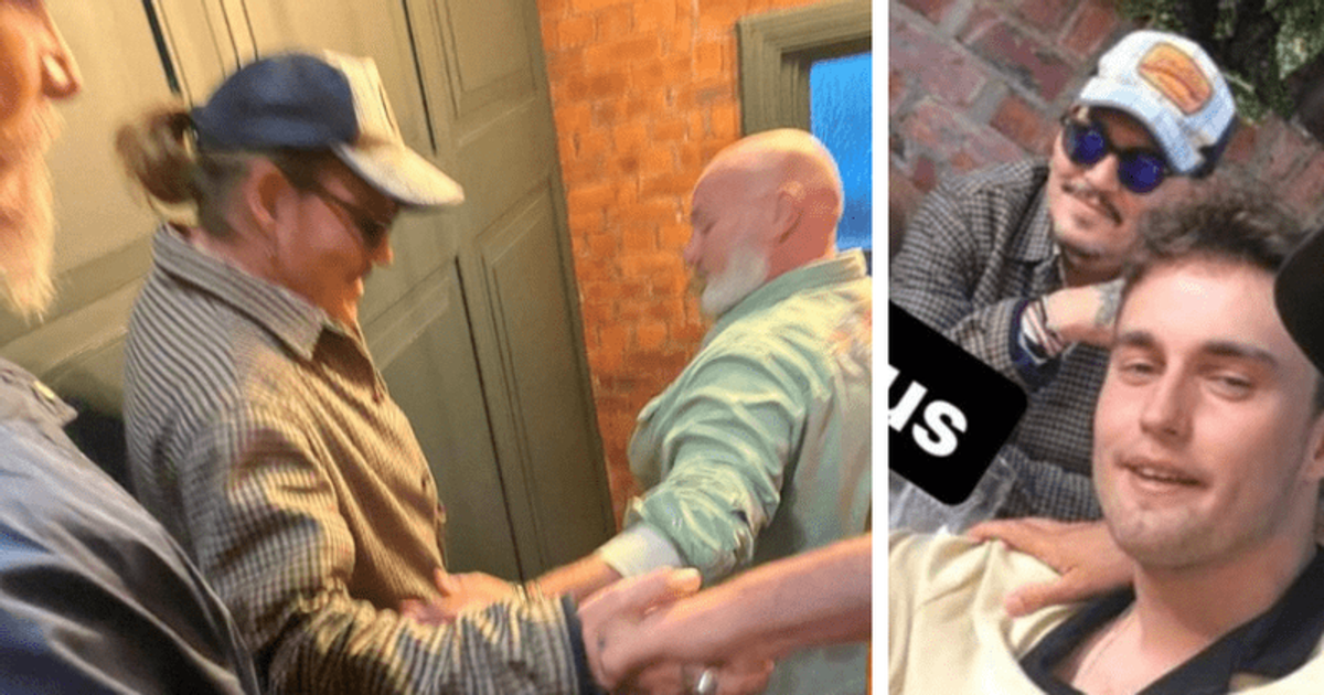 Johnny Depp enjoys a pint with Sam Fender in Newcastle pub on verdict ...