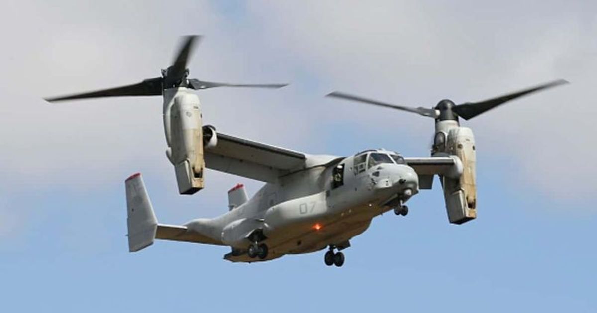 US Marine Osprey crashes in California killing 5 as NUCLEAR rumors ...