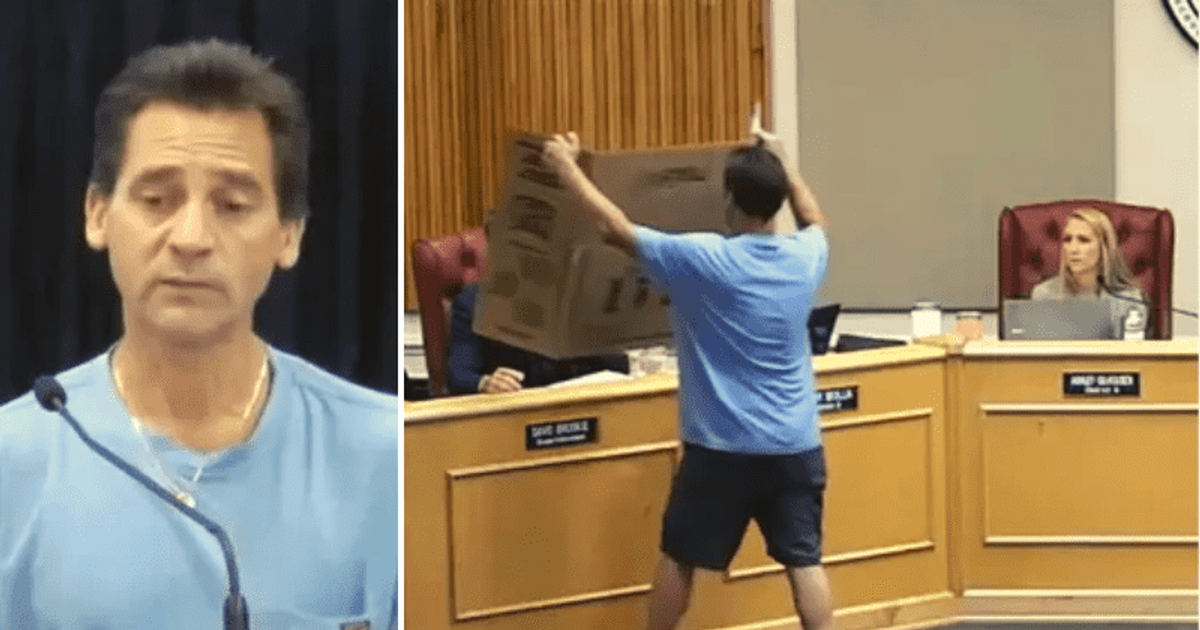 Who is Bruce Friedman? Florida dad's mic cut off for reading 'porn' at ...