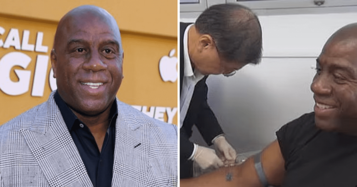 Magic Johnson fans rally as icon slams FALSE reports of him donating ...