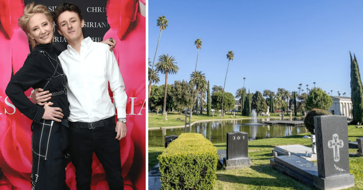 Anne Heche's son Homer reveals why actress was buried at Hollywood ...