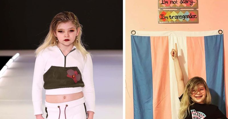 Noella McMaher: 10-year-old TRANS MODEL, with trans parents, is ...