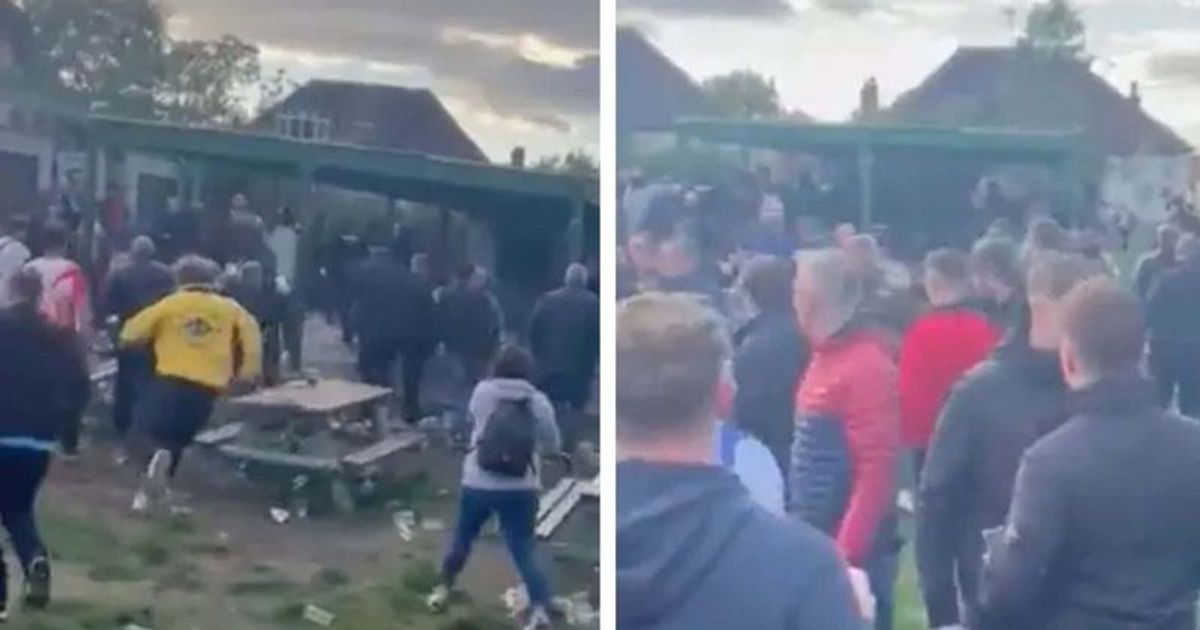 5 hospitalized after German soccer hooligans unleash chaos at pub ahead ...