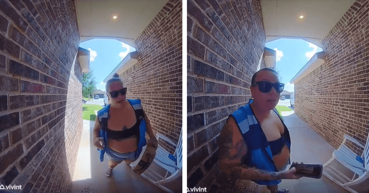 Amazon delivery driver goes viral after alerting new homeowner about her house being 'unsafe ...