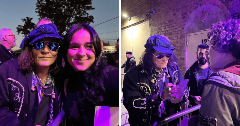 Beaming Johnny Depp puts his lighter side on display as he clicks ...