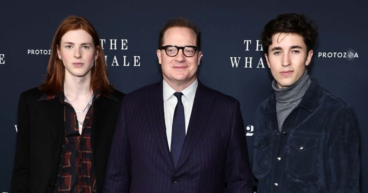Brendan Fraser looks dapper as he attends 'The Whale' screening with ...