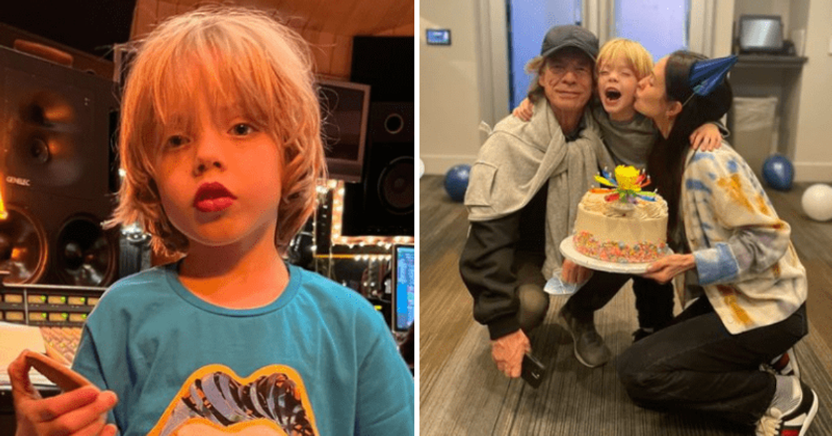 Mick Jagger's son, 6, resembles Rolling Stones' frontman in adorable ...