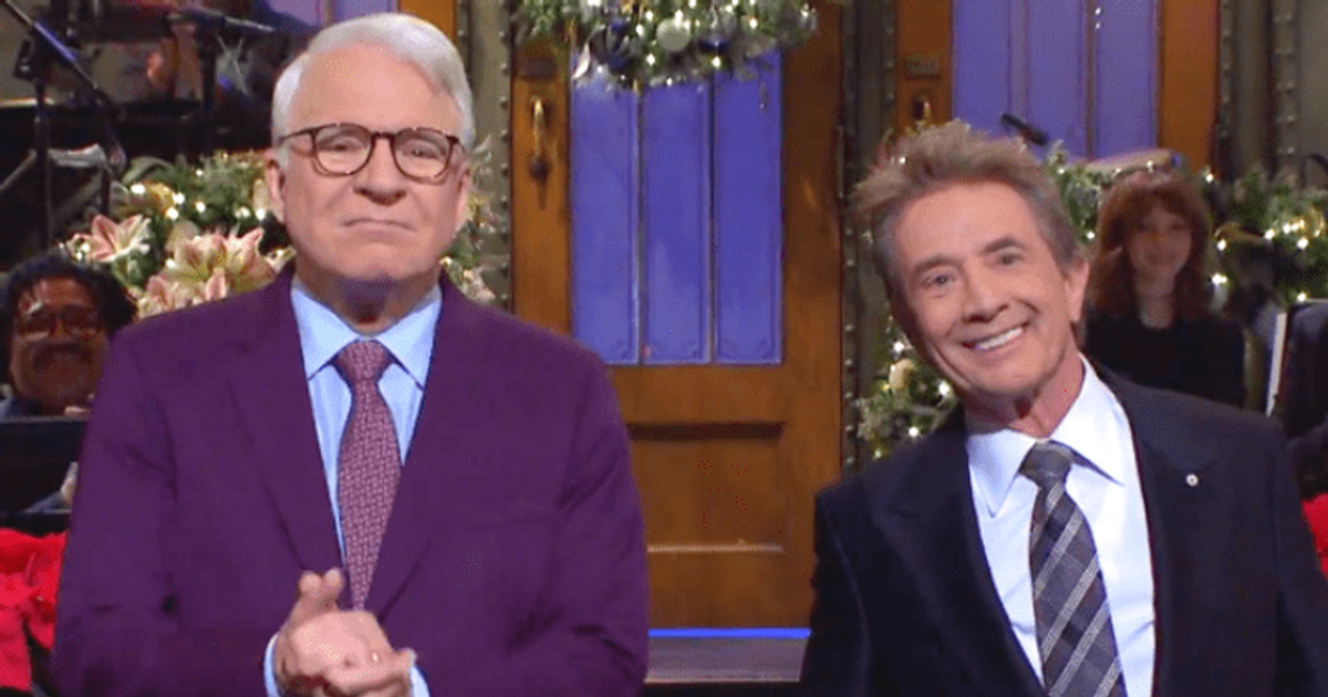 Steve Martin and Martin Short roast each other in 'SNL' monologue, fans ...
