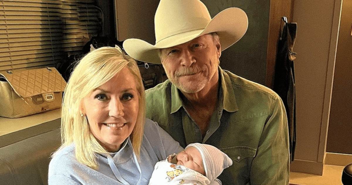 Alan Jackson and wife Denise celebrate becoming first-time grandparents ...