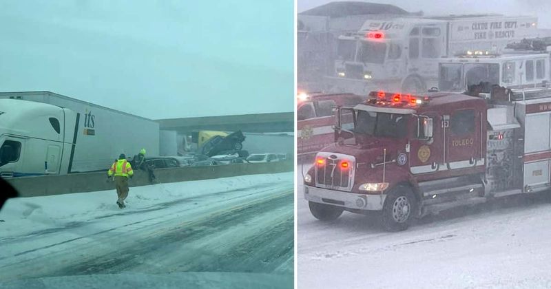 Winter storm: 3 dead, several injured in 50-car pile up crash along ...