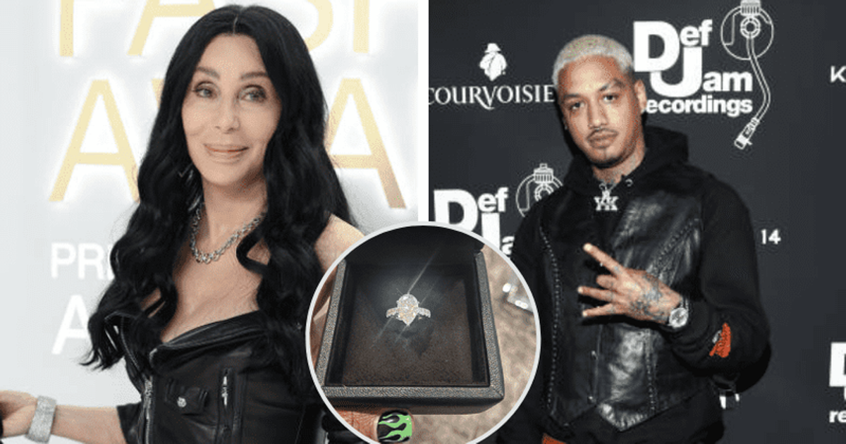 Is Cher engaged? Icon, 76, flaunts huge diamond ring in hint at engagement to Alexander Edwards ...