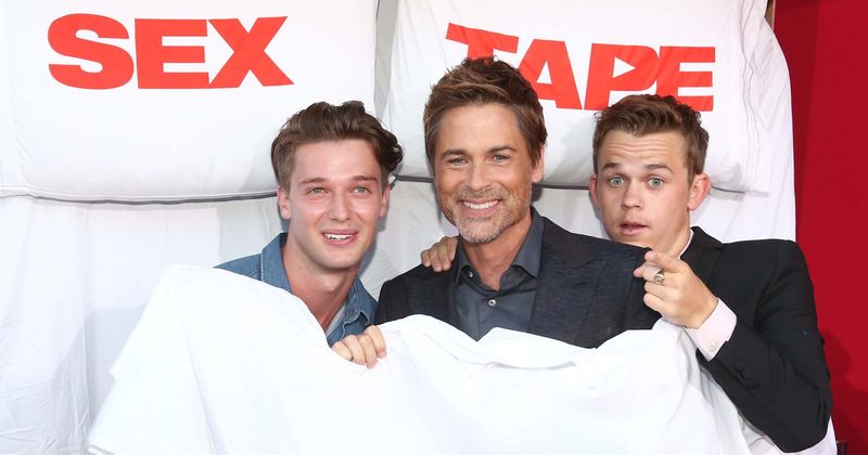 'It was so sick': Rob Lowe reveals his son Matthew kicked him in the ...