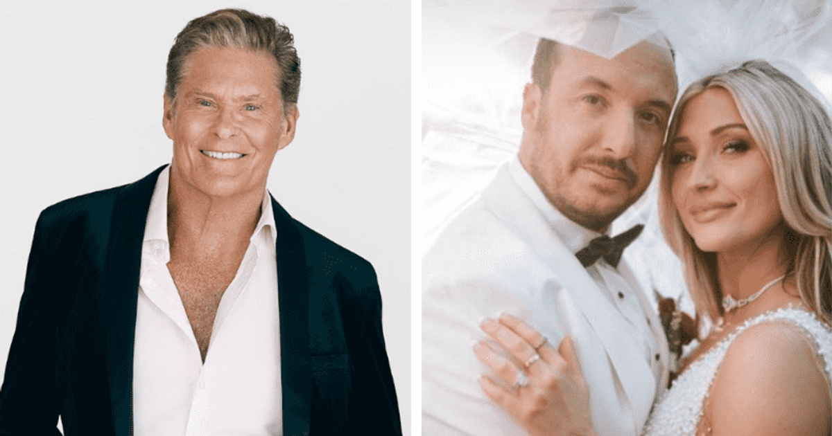 'We're so stoked!' David Hasselhoff's daughter Taylor marries fiance in ...