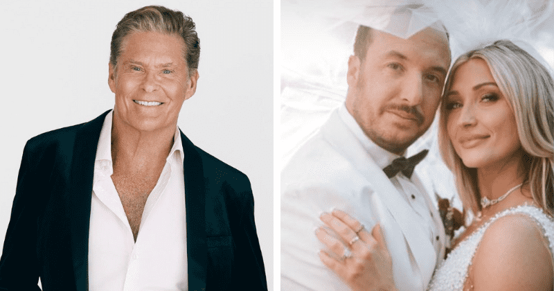 'We're so stoked!' David Hasselhoff's daughter Taylor marries fiance in ...