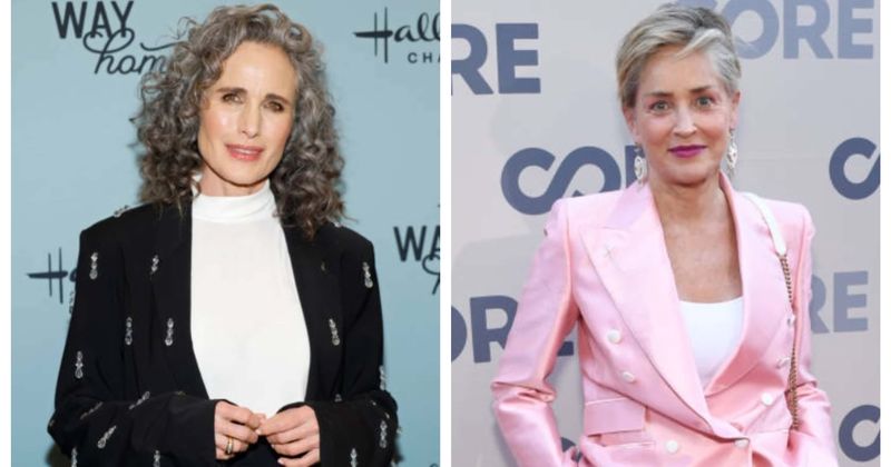 Andie MacDowell reveals Sharon Stone got her on dating app Raya as her ...