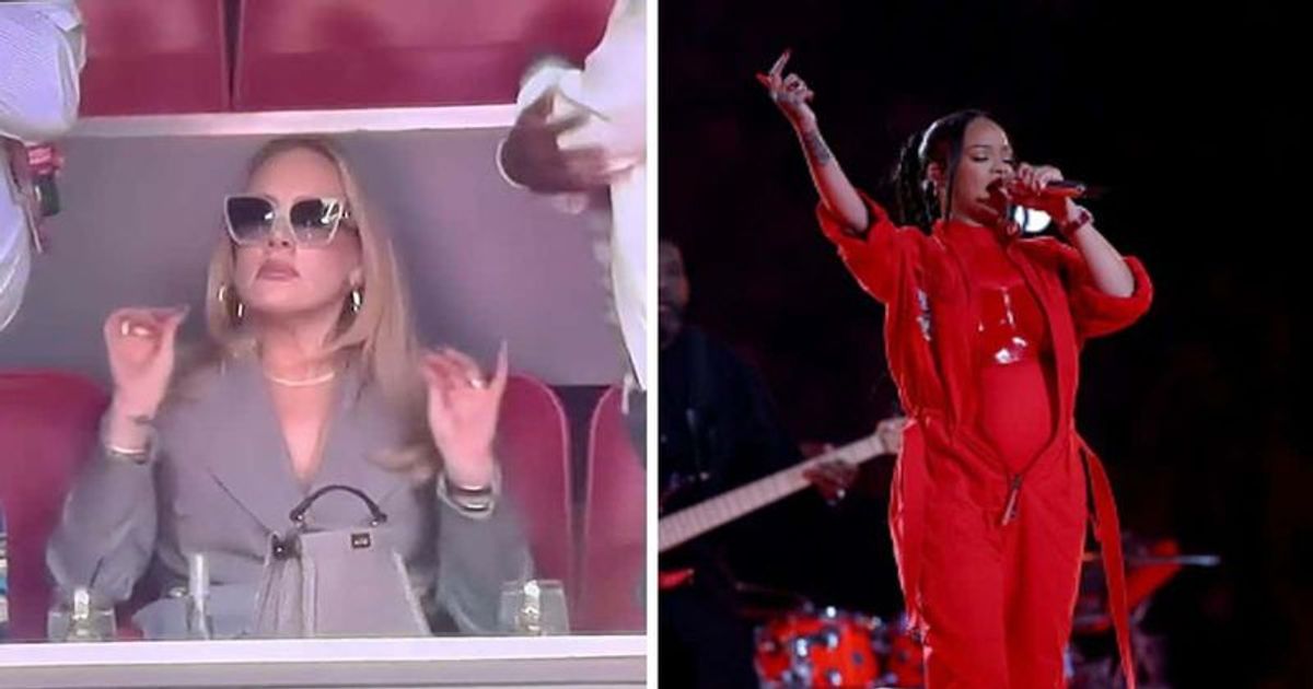 Adele triggers a memefest as she calls for silence during Rihanna's ...