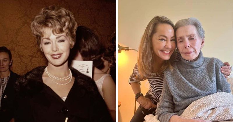 Barbara Rush, 96, is a shadow of her former self as she looks frail in ...