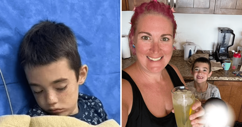 Harry Lomax's mother reveals shocking discovery after son, 7, narrowly ...