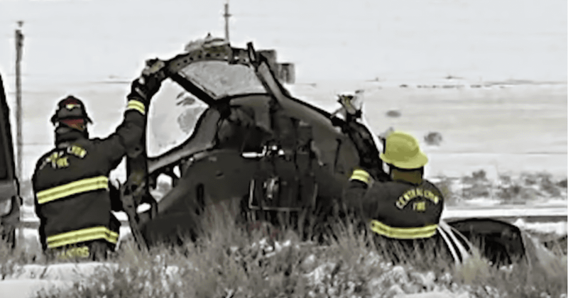 Care Flight crash in Nevada which killed all 5 people on board ...