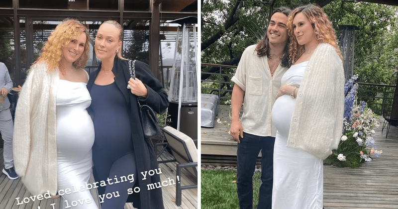 Rumer Willis looks radiant in fitted white dress at baby shower | MEAWW