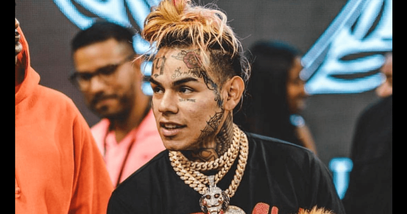 Tekashi 6ix9ine hospitalized as blood dripped down his face after he's ...