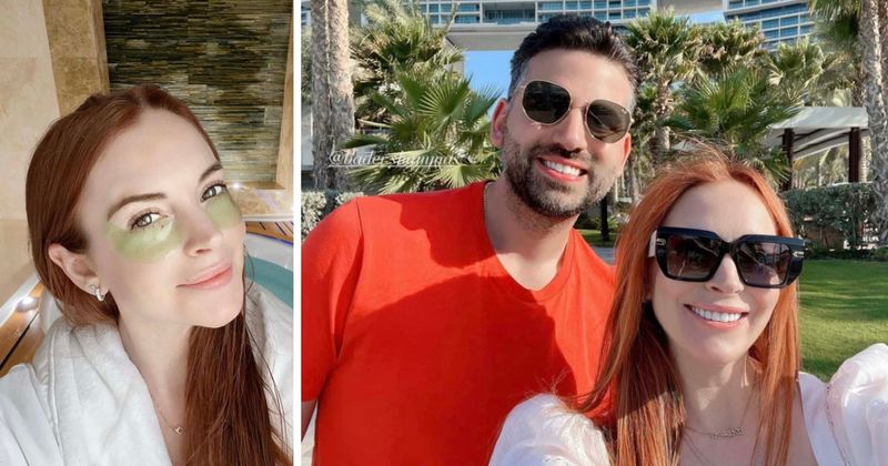Pregnant Lindsay Lohan and husband Bader Shammas enjoy lavish getaway ...
