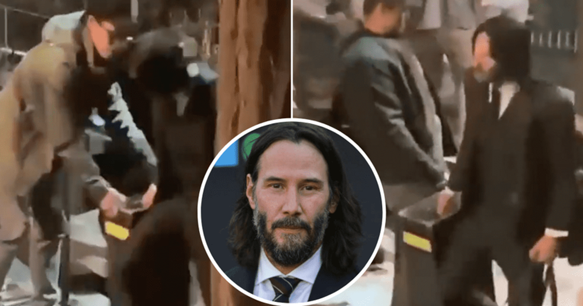 Video of Keanu Reeves helping crew carry equipment goes viral | MEAWW