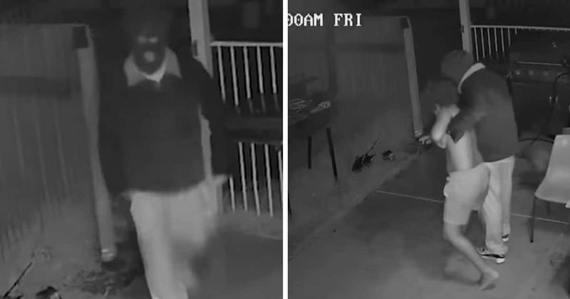 Chilling video shows masked man dragging away 12-year-old boy just ... Chilling video shows masked man dragging away 12-year-old boy just ...