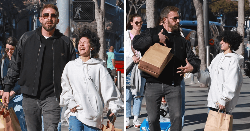 Ben Affleck makes stepdaughter Emme crack up during shopping trip | MEAWW