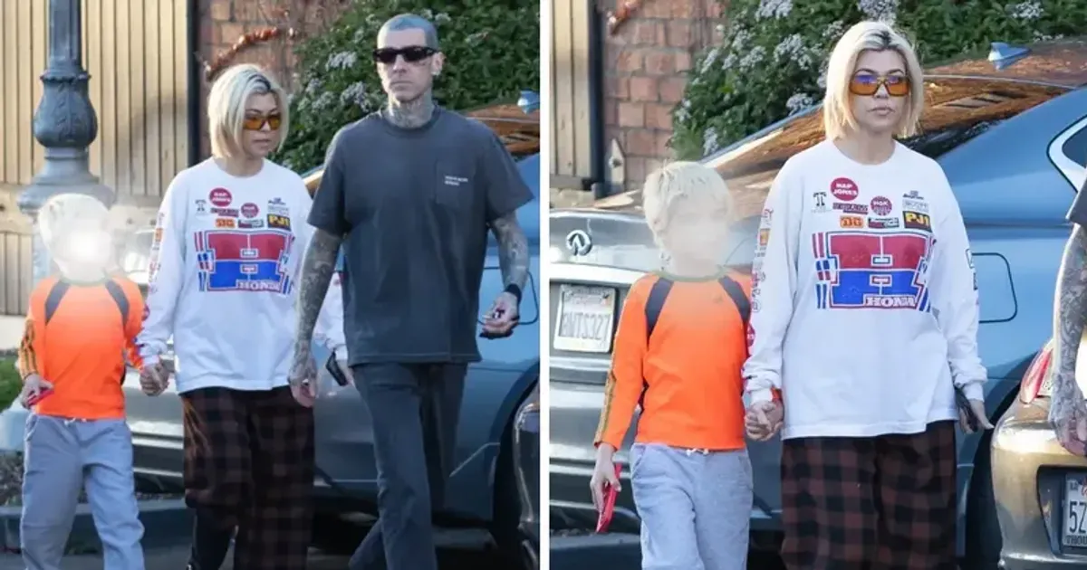 Kourtney Kardashian spotted with Travis Barker and son Reign | MEAWW