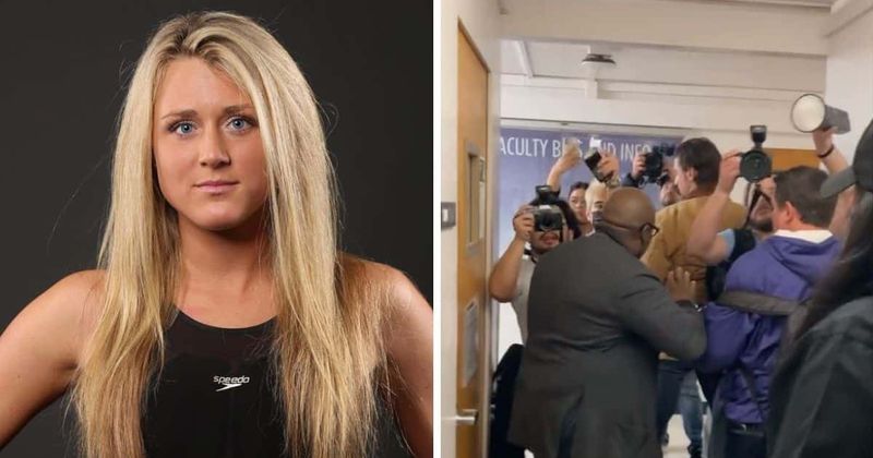 Riley Gaines to sue SFSU for praising trans activists' protest | MEAWW