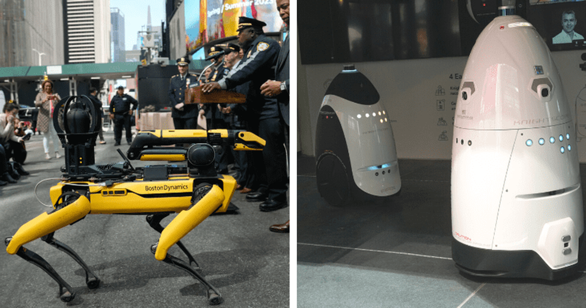 NYPD and Mayor Eric Adams announce new fleet of robocops to patrol city ...