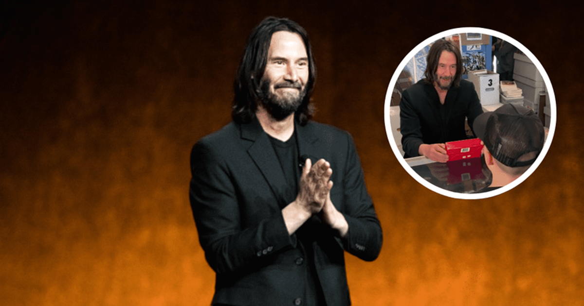 Keanu Reeves sends hearts aflutter in viral interaction with 9-year-old ...