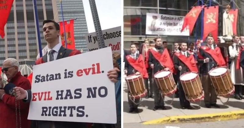 What is SatanCon? Religious groups protest largest satanic gathering ...