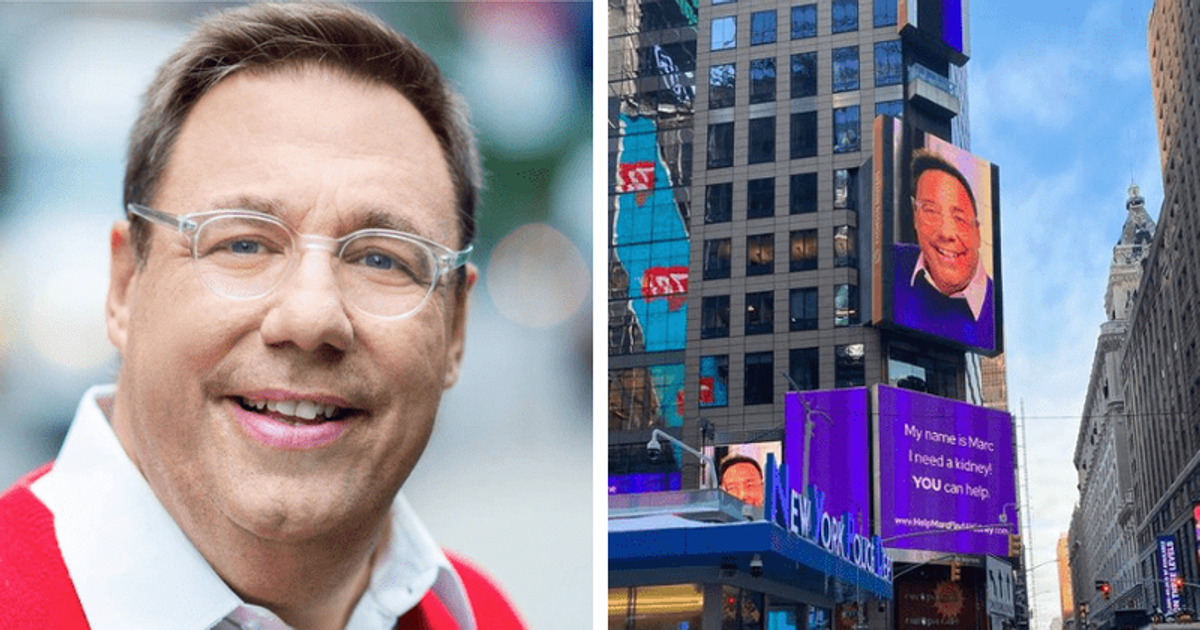 Marc Weiner: CBS producer who used Times Square billboard to find donor gets kidney transplant ...